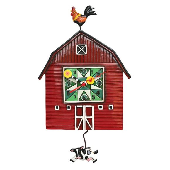 Allen Design | Wall Decor | Nib Barn Yard Clock | Poshmark